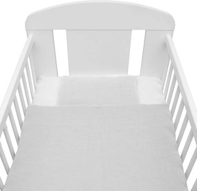 Mušelínový set s výplní New Baby 80x70 cm ecru