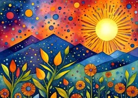 ENJOY Puzzle Déšť při západu slunce / 1000 dílků / od 14 let