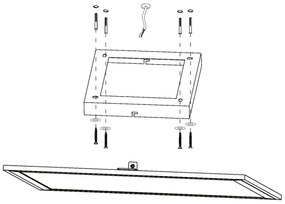 Eglo 99416 - LED RGBW Stmívatelné stropní svítidlo SALOBRENA-C LED/20W/230V + DO