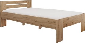 Postel, 120x200, dub artisan, BASIS