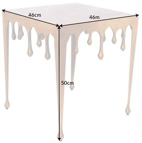 Designový odkládací stolek Gwendolyn L 50 cm zlatý