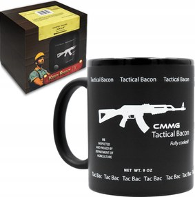 Hrnek s potiskem DayZ Tactical Bacon Krabička Hřebíky Gadget hráče DayZ