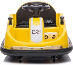 LEAN CARS Bateriové vozidlo GTS1166 LED světla dálkové ovládání žluté