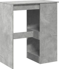 vidaXL Barový stůl s regály 90 x 47,5 x 103,5 cm kompozit [854337] Barva: kouřový dub
