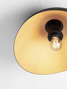 LED černo-zlaté designové stropní svítidlo Opsi 30
