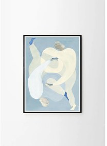 Plakát 70x100 cm Hold You - Blue – Sofia Lind – The Poster Club