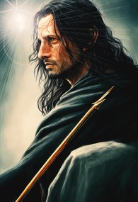 Plakát - Aragorn - Vládce Dunedainů