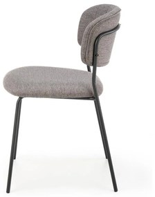 Jídelní židle Zalar, šedá / černá