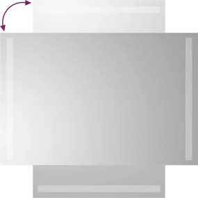 Koupelnové zrcadlo s LED osvětlením 40x60 cm 3154061