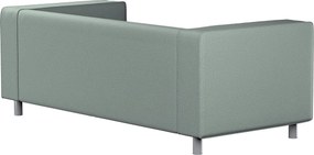Potah na pohovku IKEA  Klippan 2-místná barva zelená látka pletený vzor