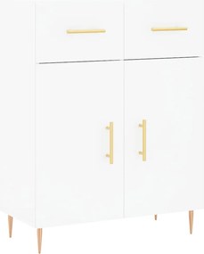 Skříň highboard bílá 69,5 x 34 x 180 cm kompozitní dřevo 3199865