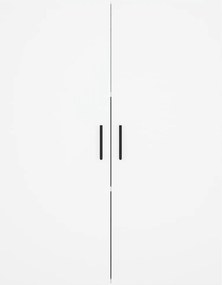 Skříň highboard bílá 69,5 x 34 x 180 cm kompozitní dřevo 3196027