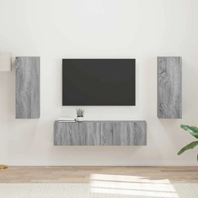 Sestava TV skříněk 2 ks Šedá Sonoma Kompozitní dřevo 3408976