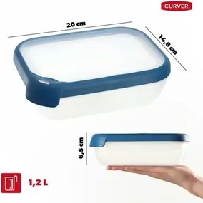 Curver Dóza na potraviny 1.2 l modrá