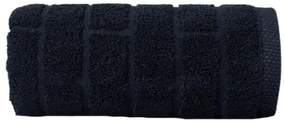 Ručník Brick 70x140 černý 500 g/m2 froté Greno