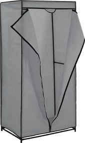 Šatní skříň šedá 75 x 50 x 160 cm 282440