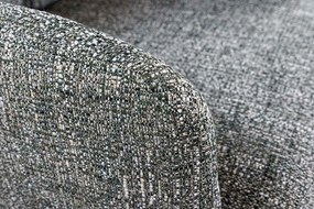 Designová otočná židle Maddison zelená / dub
