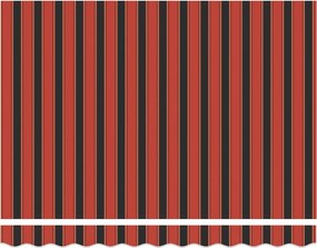 Rám markýzy Oranžová a Černá 300 x 250 cm 3329954