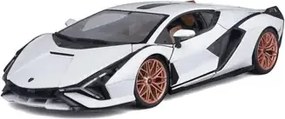 Bburago Lamborghini Sián FKP 37 bílá 1:18 / od 3 let