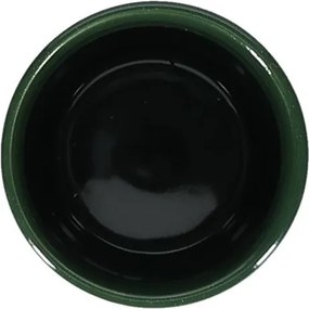 Tmavě zelený kameninový šálek na espresso 130 ml Duo – ONA