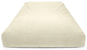 Světle šedý sedací vak z textilie bouclé Sofa Snug – SLOWDOWN