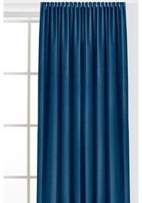 Modrý sametový dimout závěs 200x250 cm Velto – Filumi
