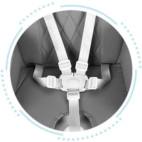 Dětská jídelní židlička 3v1 ALWAYS GREY ECOTOYS šedá
