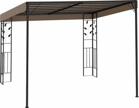 Altán ke zdi 3 x 3 x 2,5 m taupe 312265