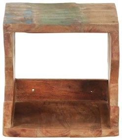 Nástěnný Držák Na Kolo 35X25X25 Cm - masivní recyklované dřevo