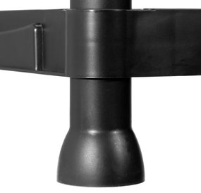 Plastový regál IRVING 171x61x31 cm černý