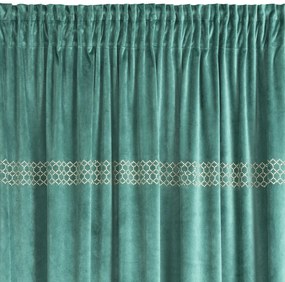 ZATEMŇOVACÍ ZÁVĚS NA PÁSCE JOVITA 140X270 CM ZELENÁ