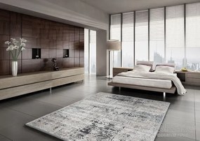 Breno Kusový koberec BOHO 61, 140x200 cm, Šedá/Vícebarevné