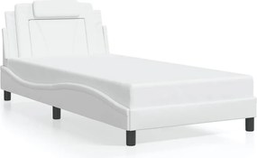 Rám postele Viana bez matrace bílý 100x200 cm umělá kůže 3208076