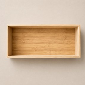 Bambusový organizér na stůl, 15 x 38 x 7 cm