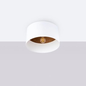 Sollux Lighting Stropní svítidlo TELESTO bílé/tmavě hnědé