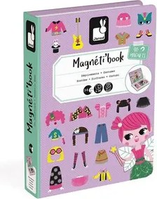 JANOD Magnetibook Oblékání pro dívky / Magnetická kniha / 46 dílků / o