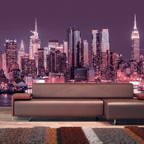 Fototapeta - NYC: Purple Nights