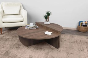 Hanah Home Konferenční stolek Podium - Walnut, Ořech