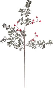 FLORISTA Větvička s bobulkami a třpytkami 53 cm