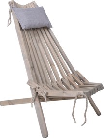 XXXLutz ZAHRADNÍ RELAXAČNÍ ŽIDLE, dřevo, textil Gardenson - Online Only zahradní nábytek - 002836025601