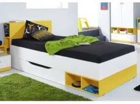 Dětská postel Moli 90x200cm - výběr barev, Barva Žlutá