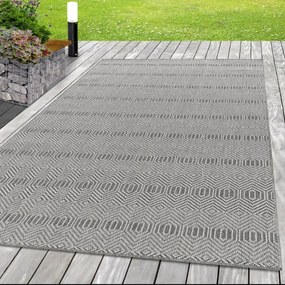 Vopi | Kusový venkovní koberec Aruba 4903 grey - 60 x 100 cm