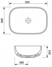 Cersanit Moduo, koupelnová skříňková souprava s umyvadlem na desku 80x45x95 cm, bílá lesklá-dub, S801-443
