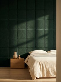 Sinsay - Čtvercové čalouněné panely 3 pack - tmavě zelená