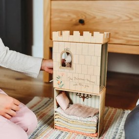 Maileg Myška princezna na hrášku Big sister zelená