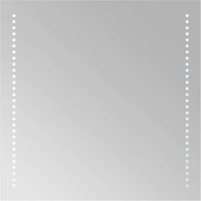 Koupelnové zrcadlo s LED osvětlením 50x50 cm 151720