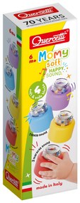 Momy Soft Happy Sound - měkké kostky se zvukem - 4 ks