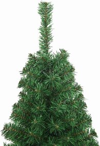 Umělý vánoční stromek s hustými větvemi zelený 150 cm PVC 321034