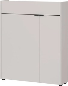 Krémová matná skříňka 83x99x22 cm Ameca – Germania