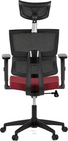 Ergonomická kancelářská židle MERANO - červená síťovina